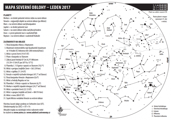 Obloha aktuálně | Na obloze | Astronomický informační server astro.cz