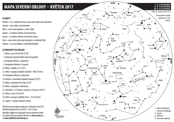 Obloha aktuálně | Na obloze | Astronomický informační server astro.cz
