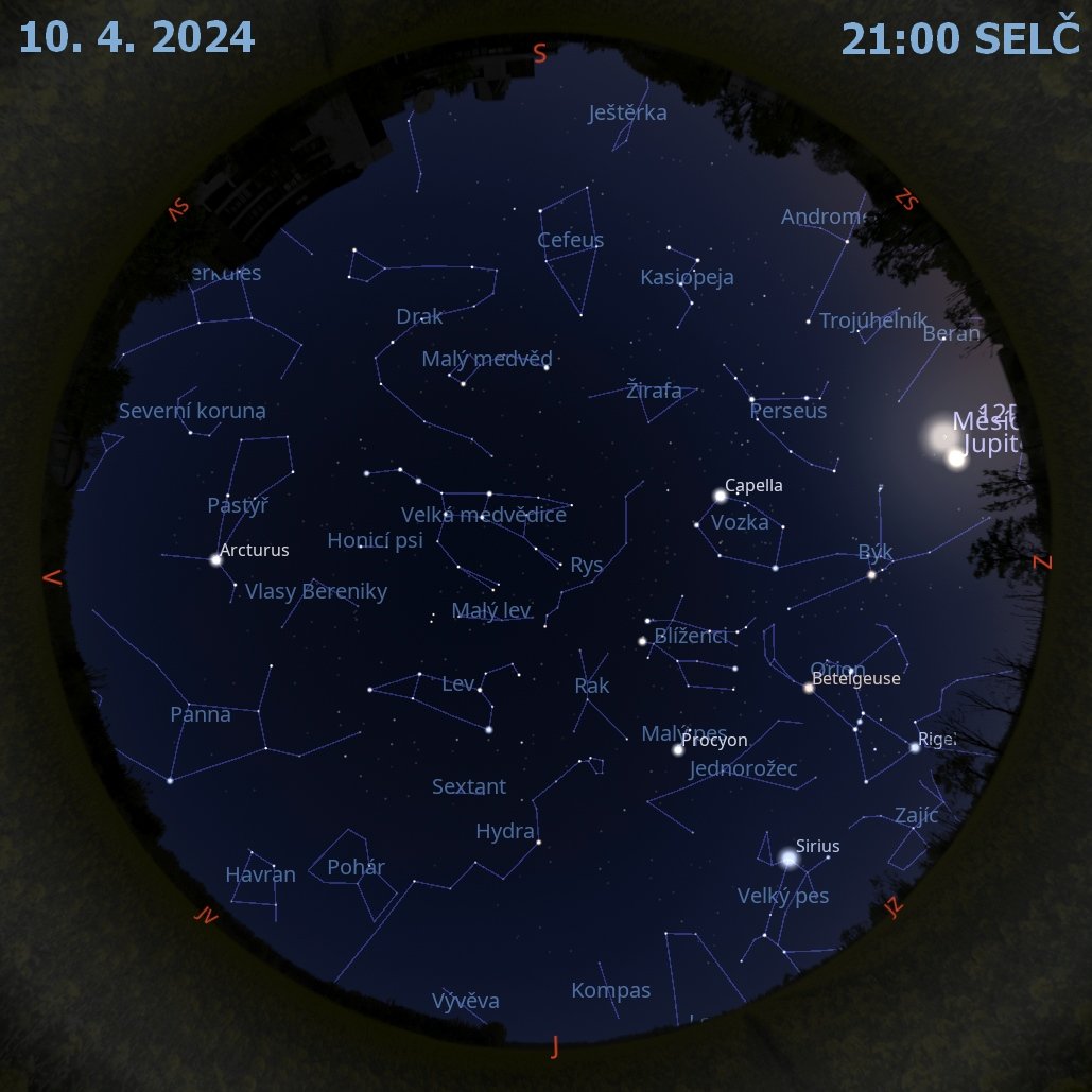 Obloha aktuálně | Na obloze | Astronomický informační server astro.cz